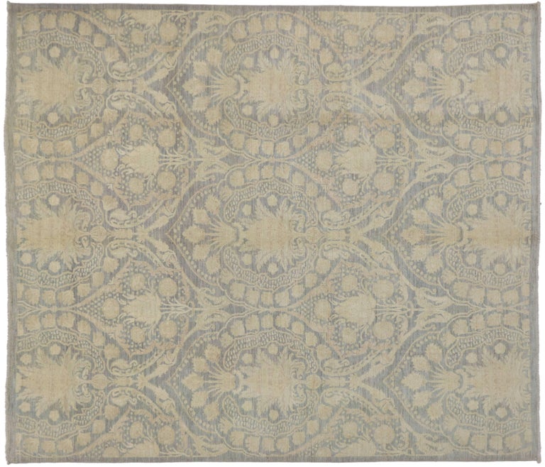 New Transitional Area Rug with Coastal Cottage Style and Romantic ...