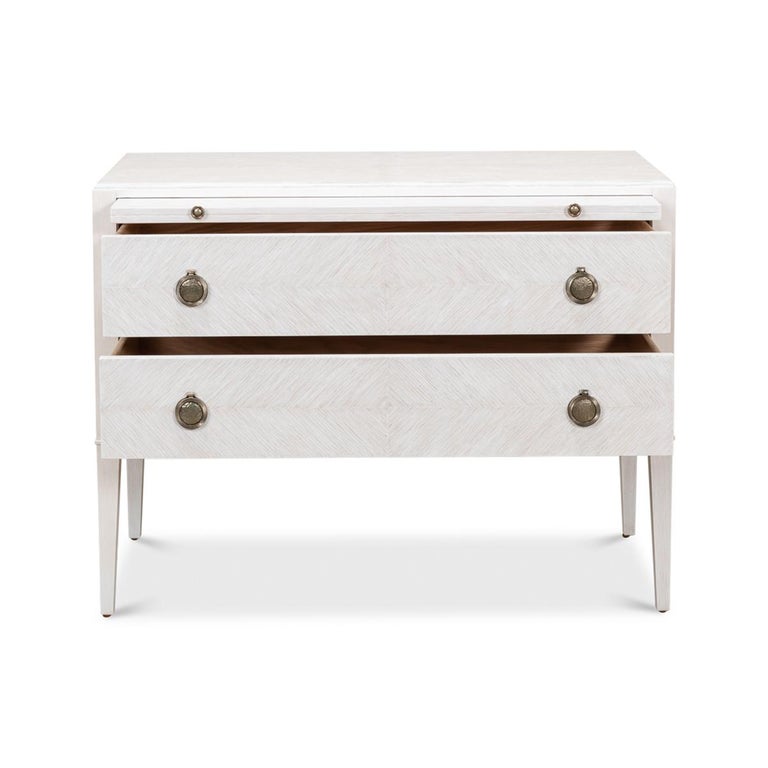 Transitional Painted Oak Dresser For Sale at 1stDibs