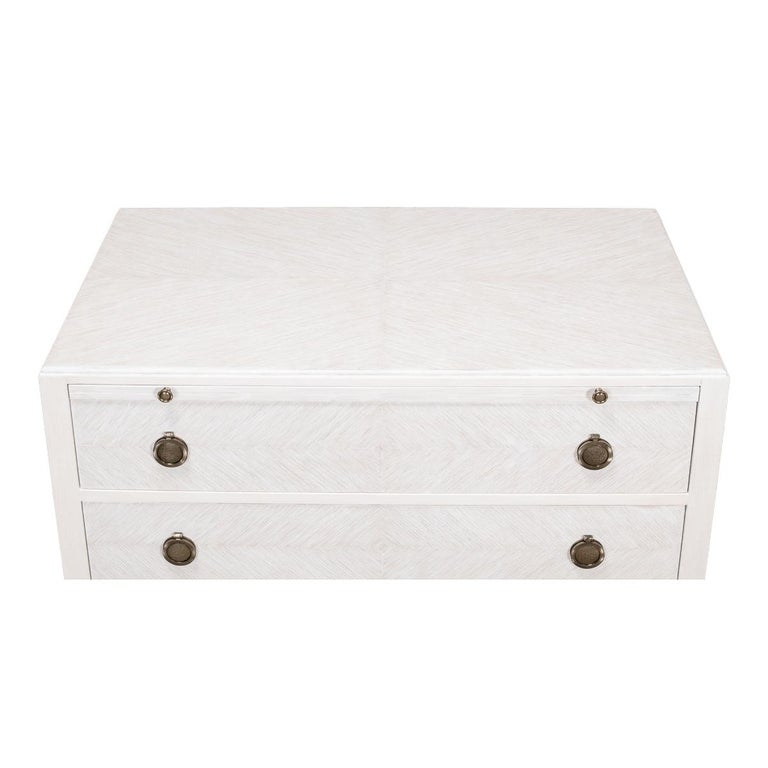 Transitional Painted Oak Dresser For Sale at 1stDibs