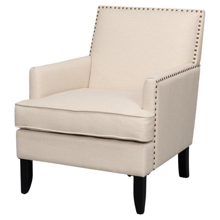 Transitional Upholstered Armchair For Sale at 1stDibs