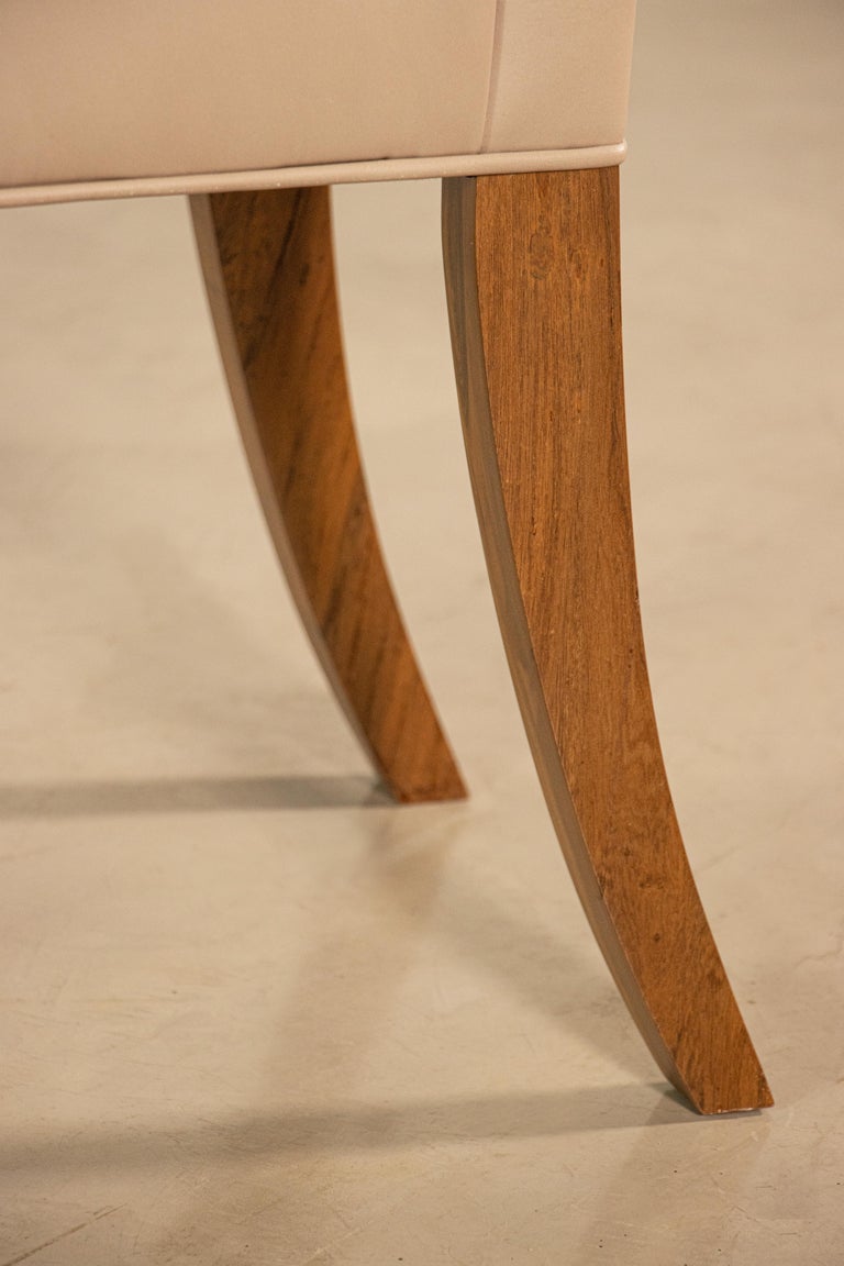 Transitional Wood Dining Chair in Leather or COM/COL from Costantini ...