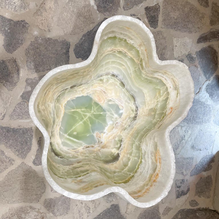 Translucent Statement Large Sculptural Organic Stone Decorative ...