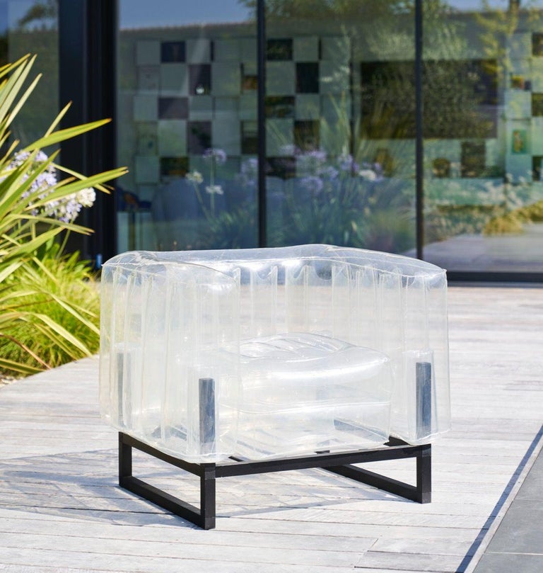 Transparent Armchair Inflatable Indoor/Outdoor Chair by Yomi Eko, Made ...