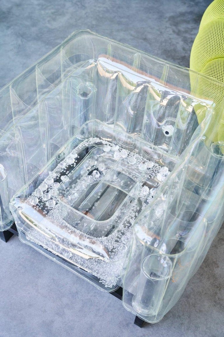 Transparent Armchair Inflatable Indoor/Outdoor Chair by Yomi Eko, Made ...