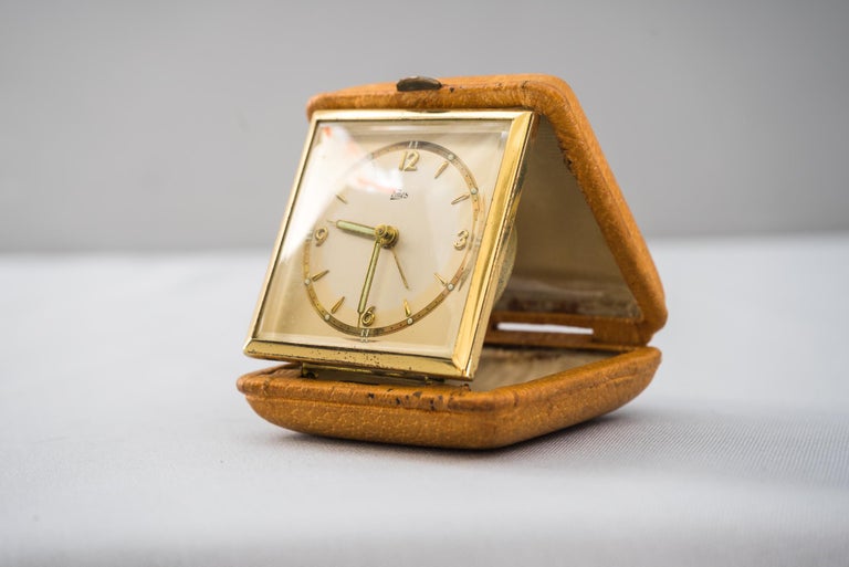 Travel Alarm Clock from "Emes", Germany, circa 1960s For Sale at 1stDibs