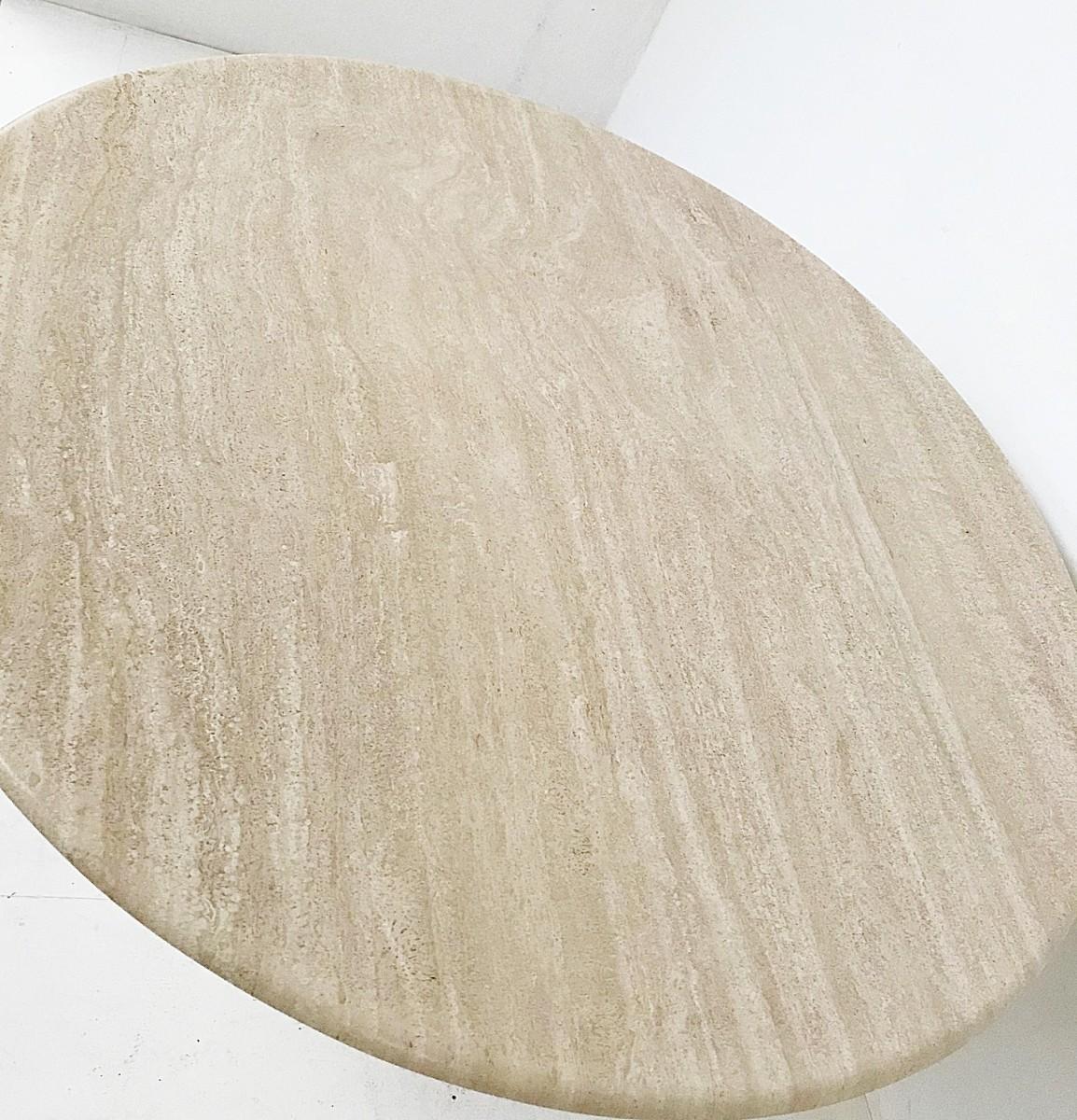 Travertin Dining Table at 1stDibs | table travertin