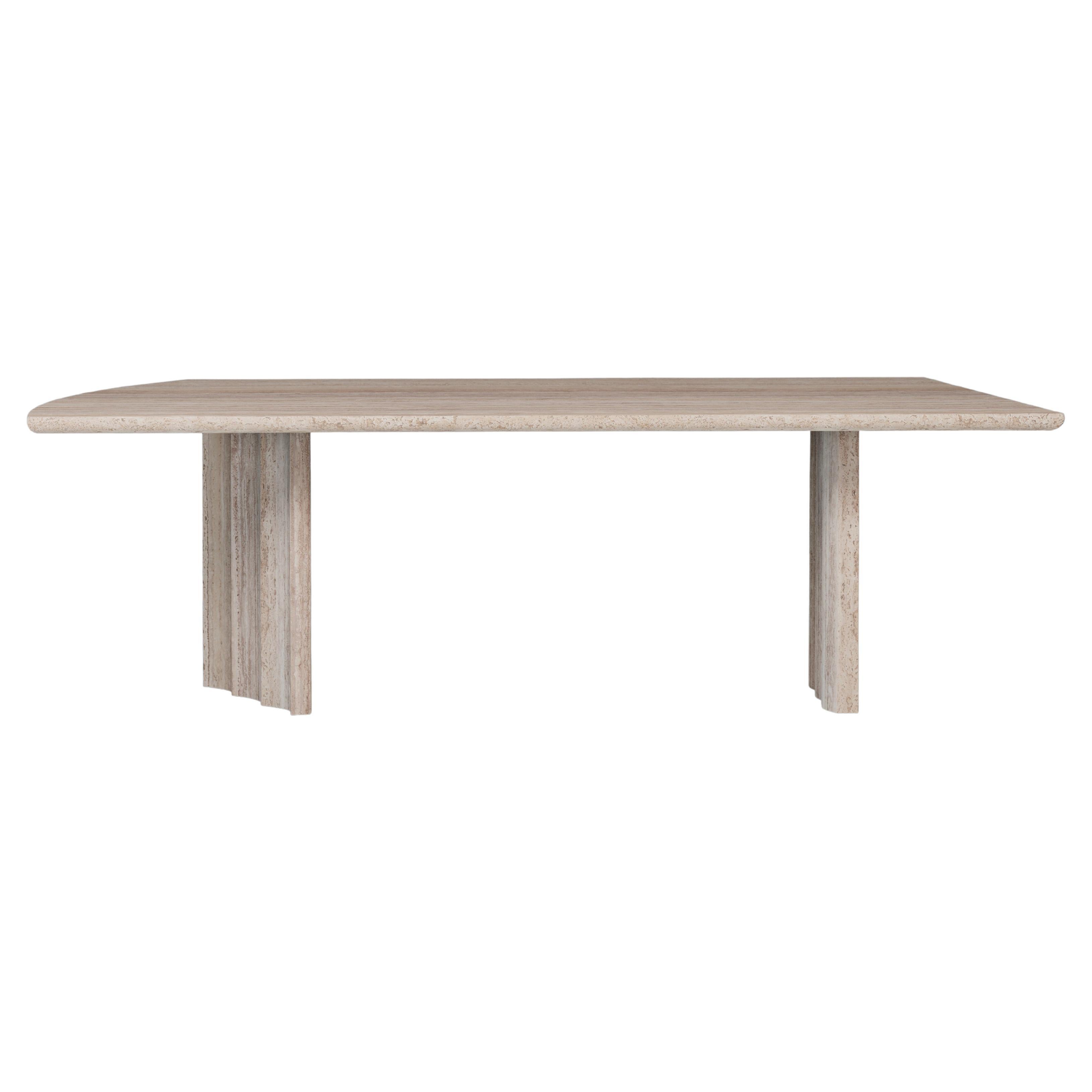Travertine Dining Table at 1stDibs