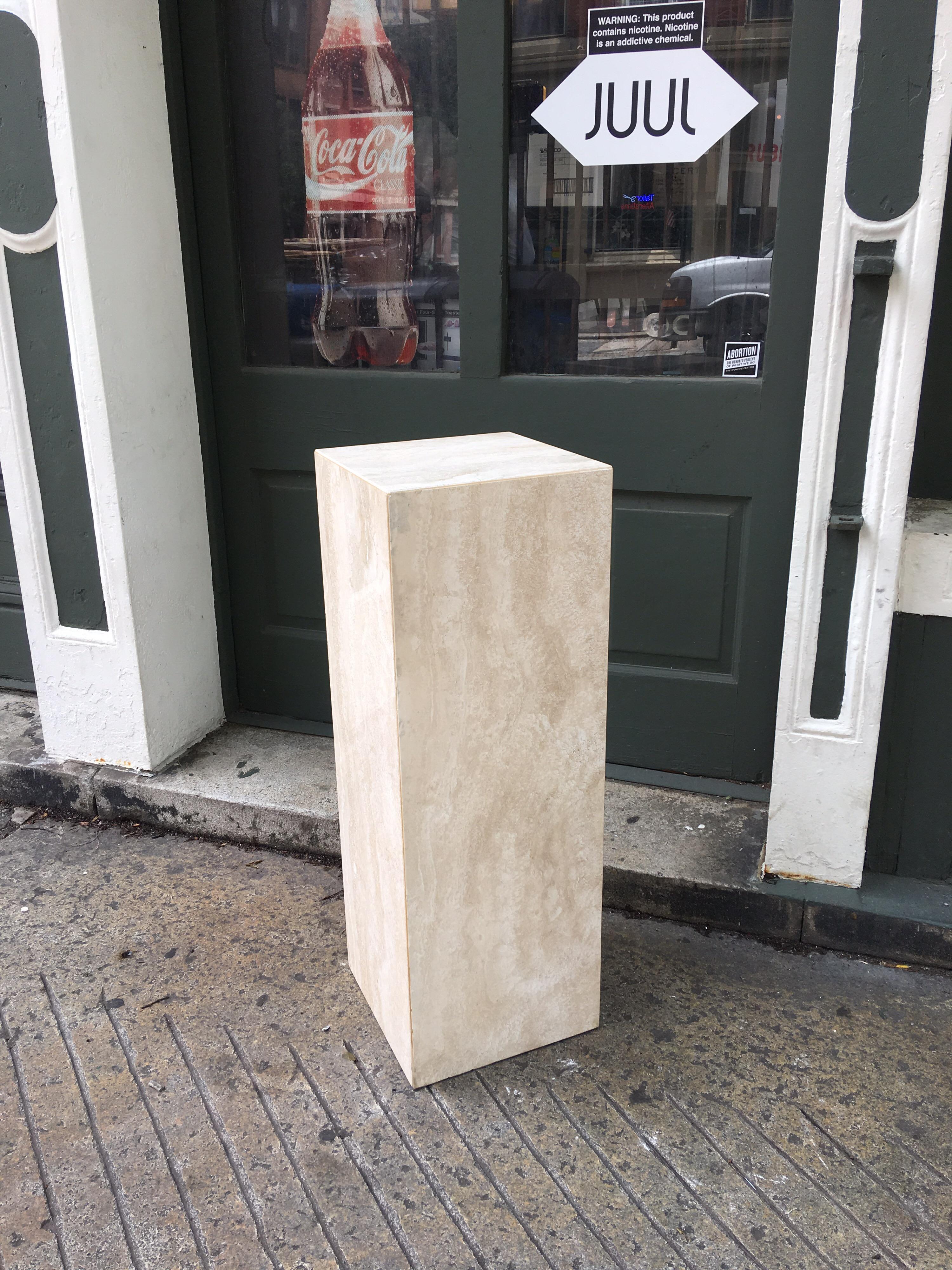 Travertine Display Stands at 1stDibs | travertine stand