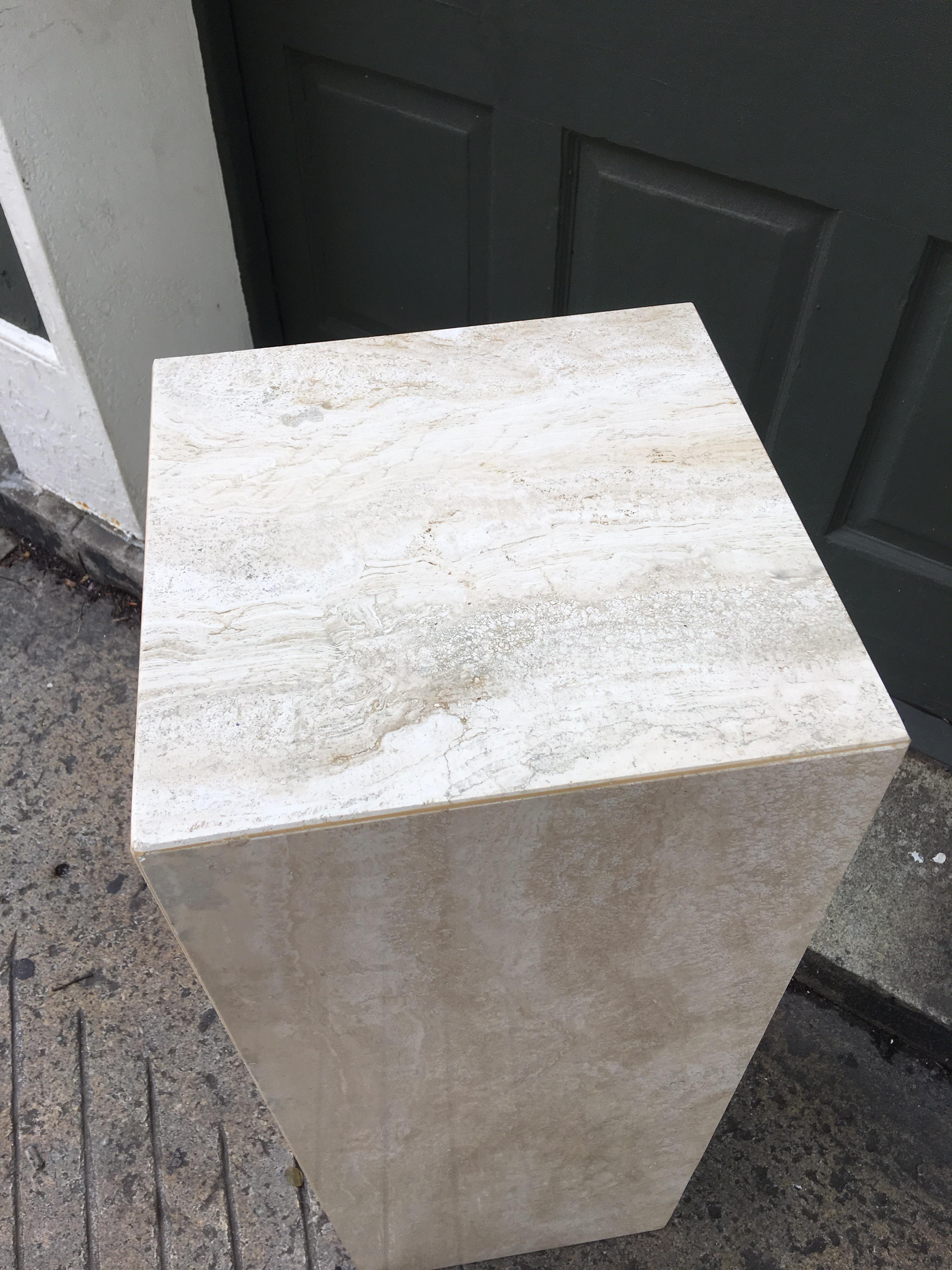 Travertine Display Stands at 1stDibs | travertine stand