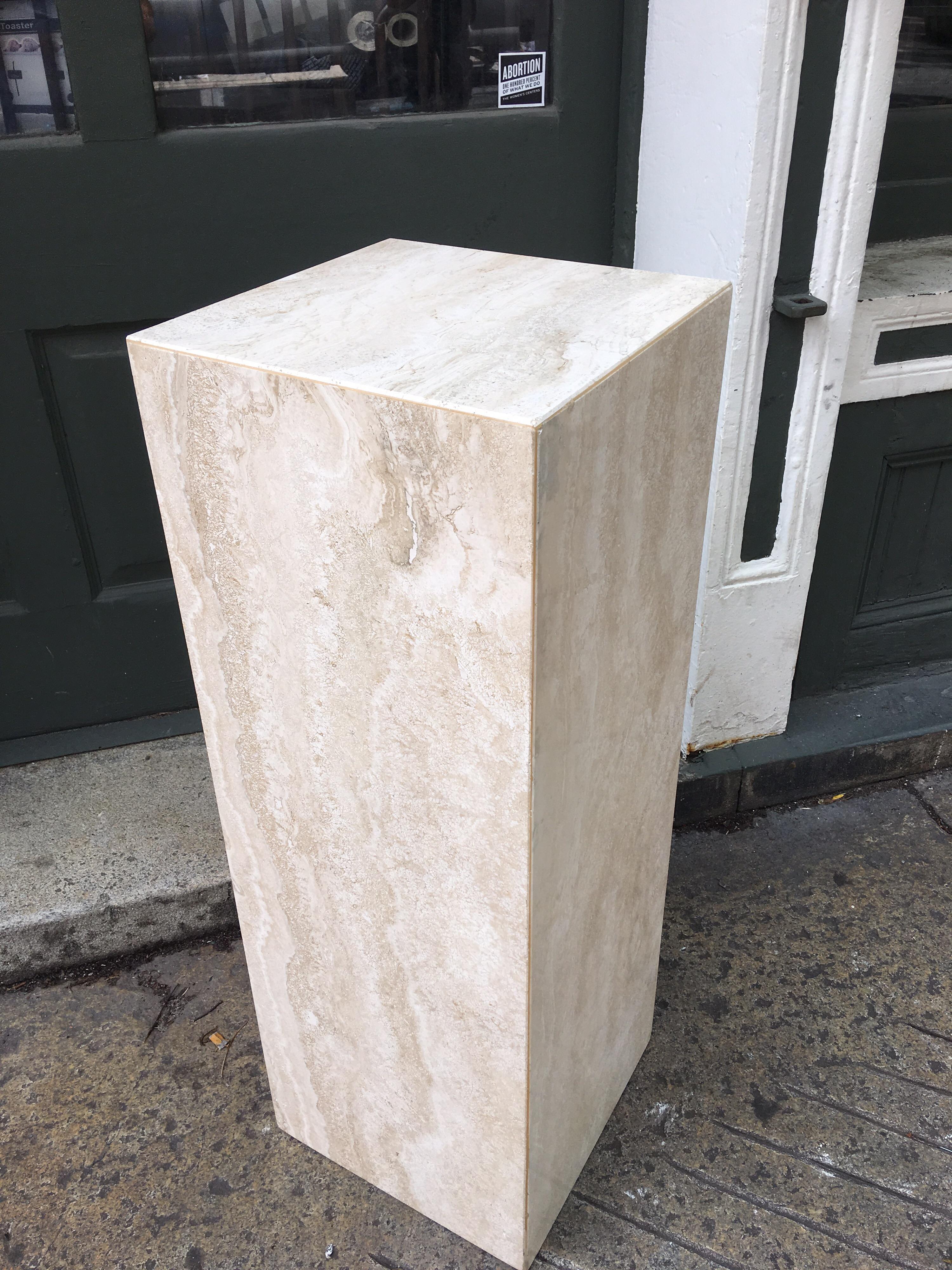 Travertine Display Stands at 1stDibs | travertine stand
