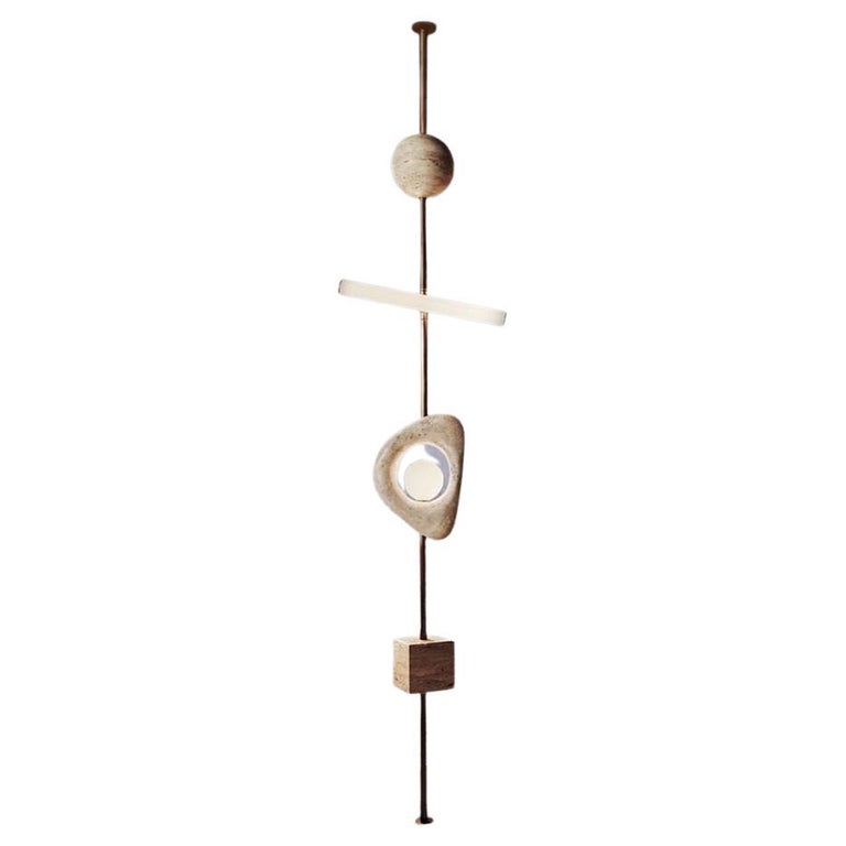 Travertine Form Light For Sale at 1stDibs