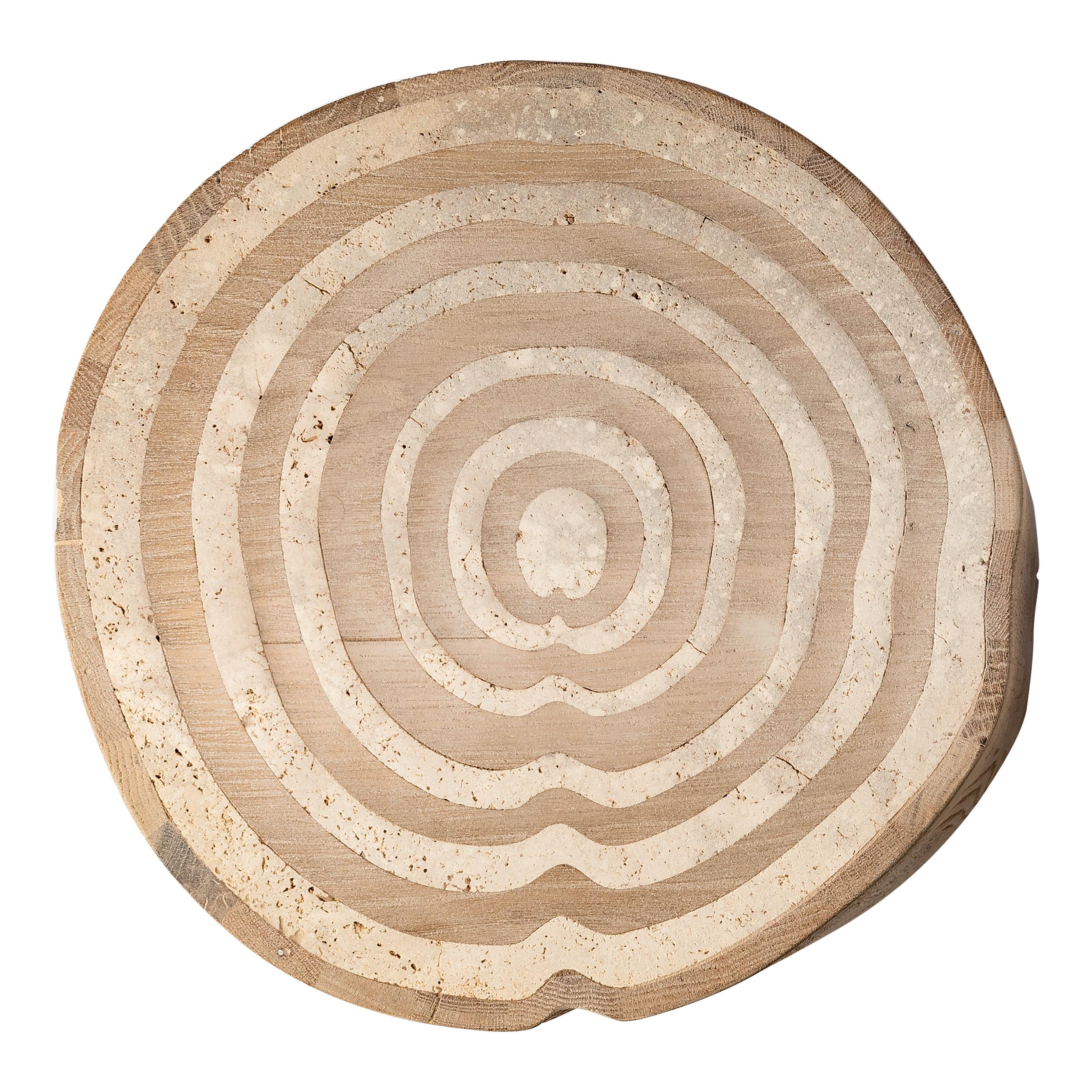 Vintage Tree Trunk Resin Coffee Table at 1stDibs