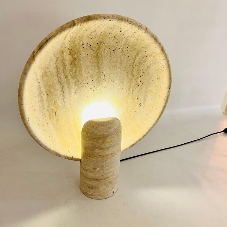 Travertine Sconce Lamp For Sale at 1stDibs