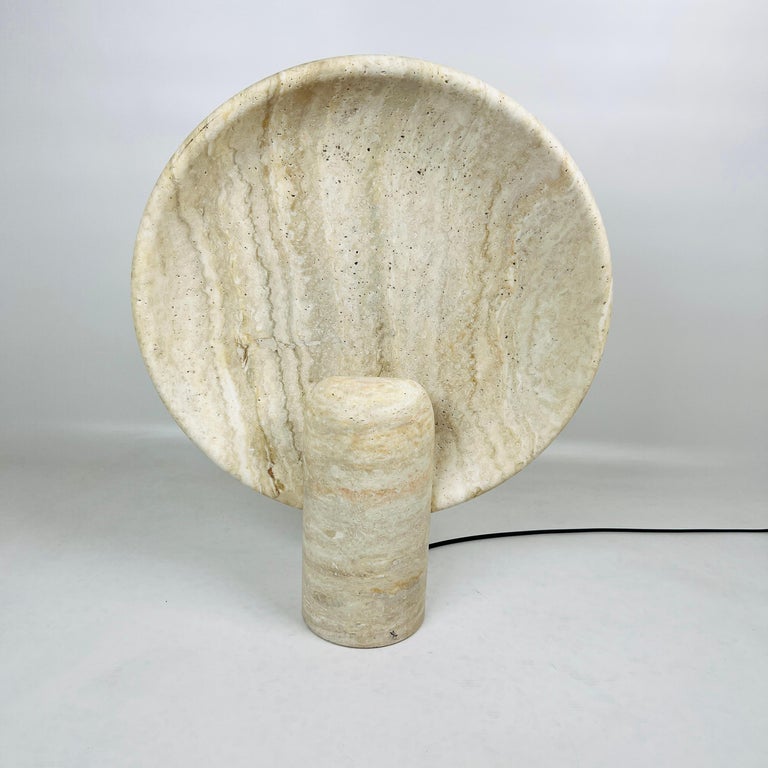 Travertine Sconce Lamp For Sale at 1stDibs