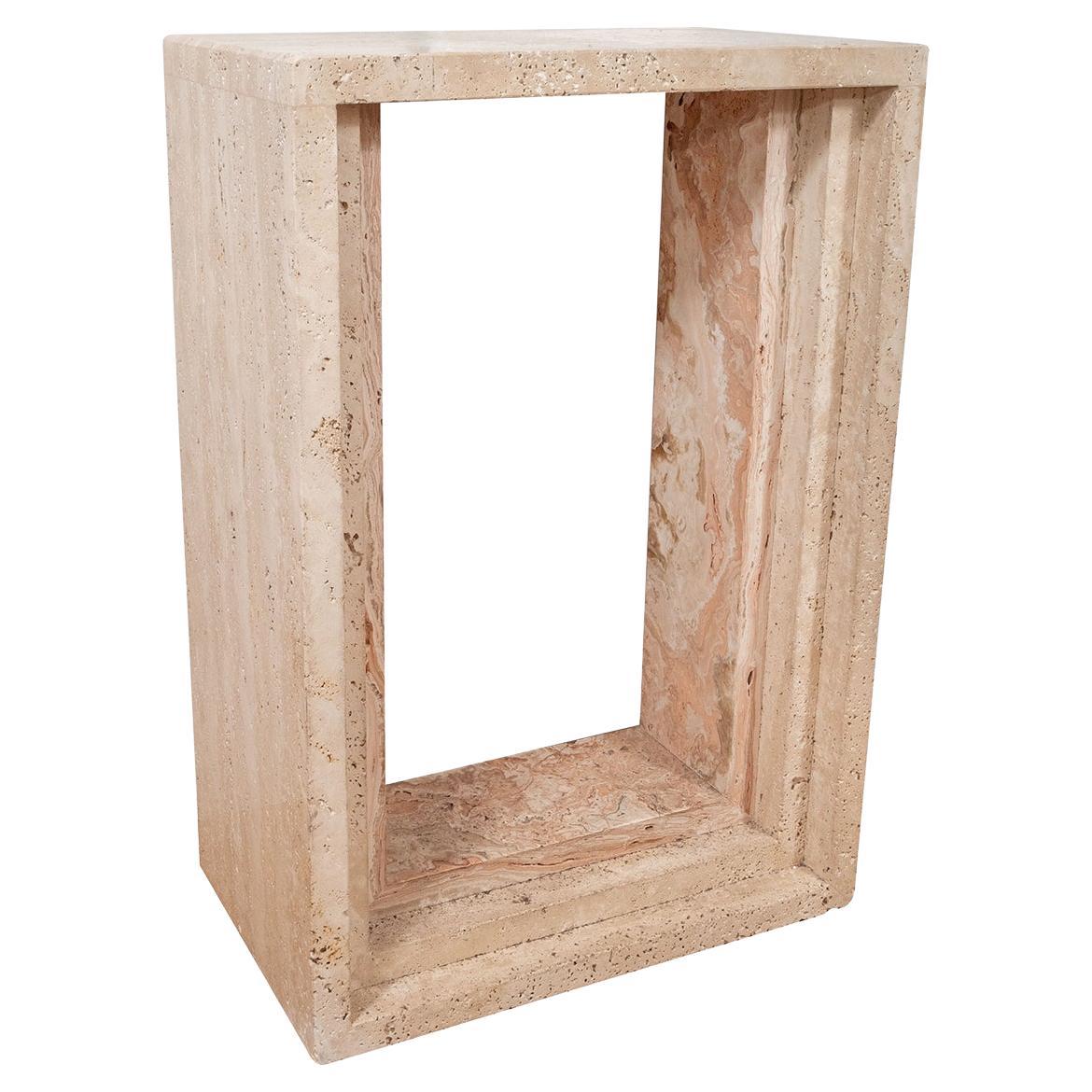 Tall Rustic Italian Tree Stump Pedestal Side Table at 1stDibs