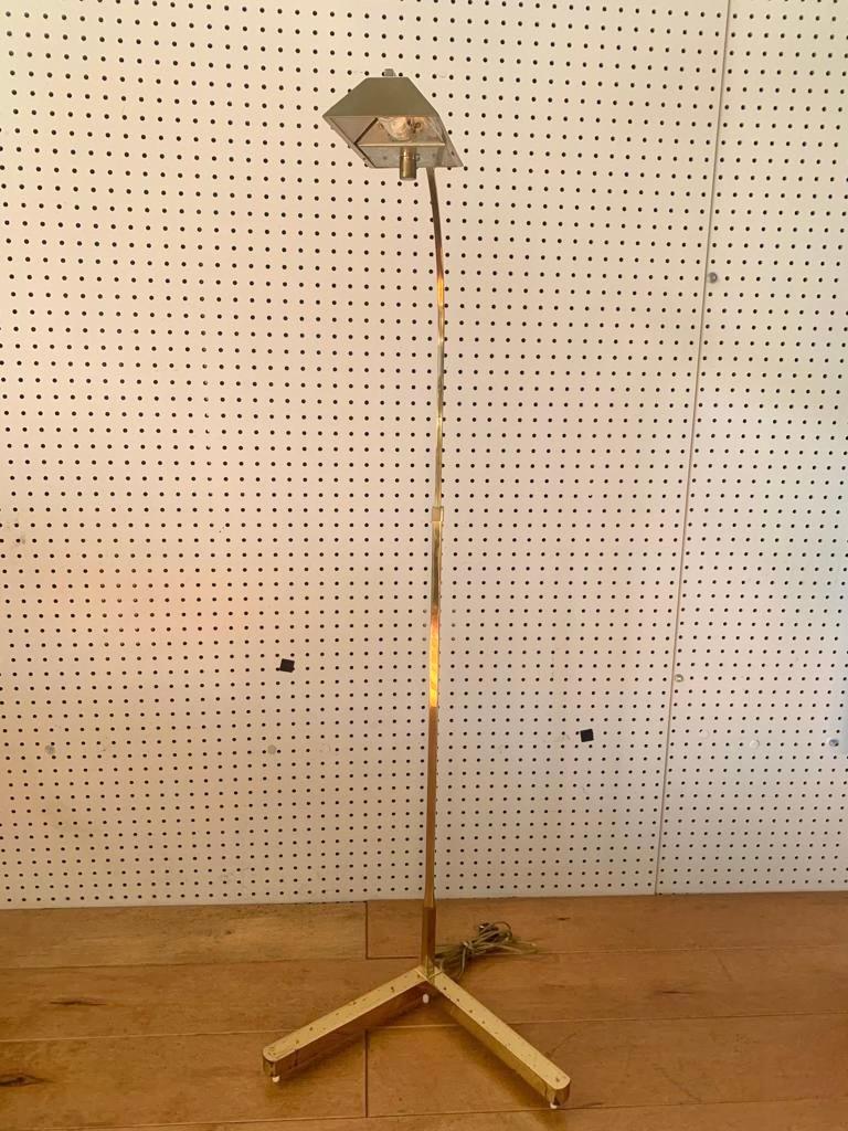 Travertine Side Table W/ Brass Wire Base by Martin Perfit for Rene ...
