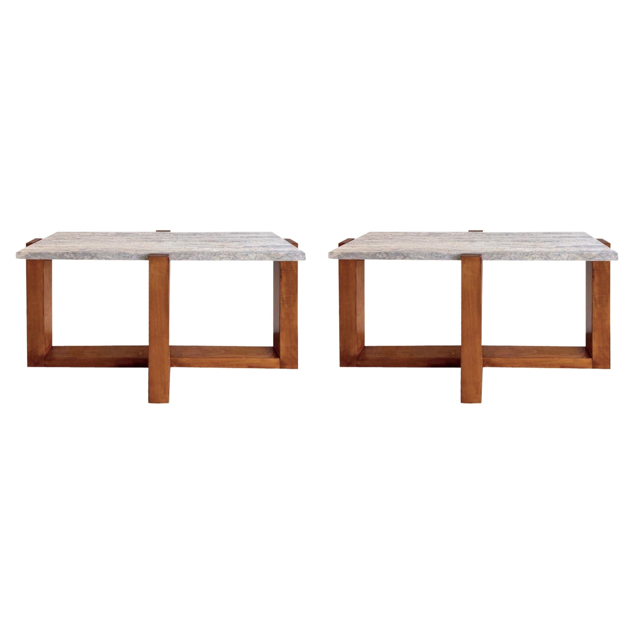 HOLLY HUNT Lark Console Table with Parchment Top and Metal Base at ...