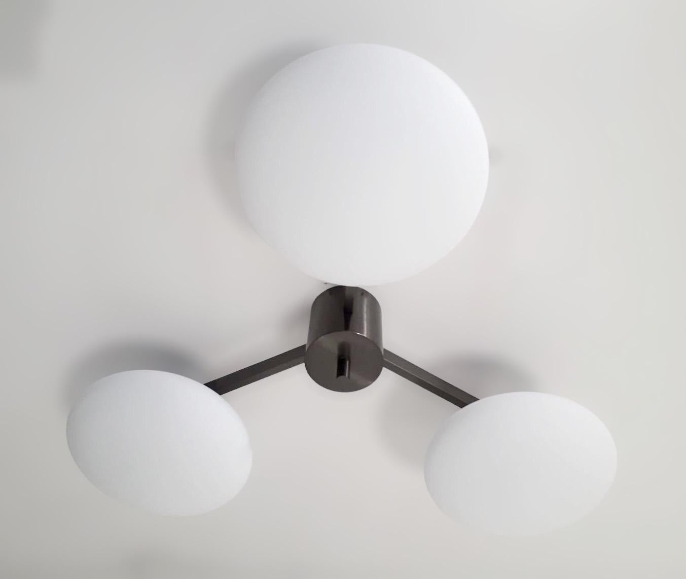 Tre Shade Flush Mount by Fabio Ltd For Sale at 1stDibs