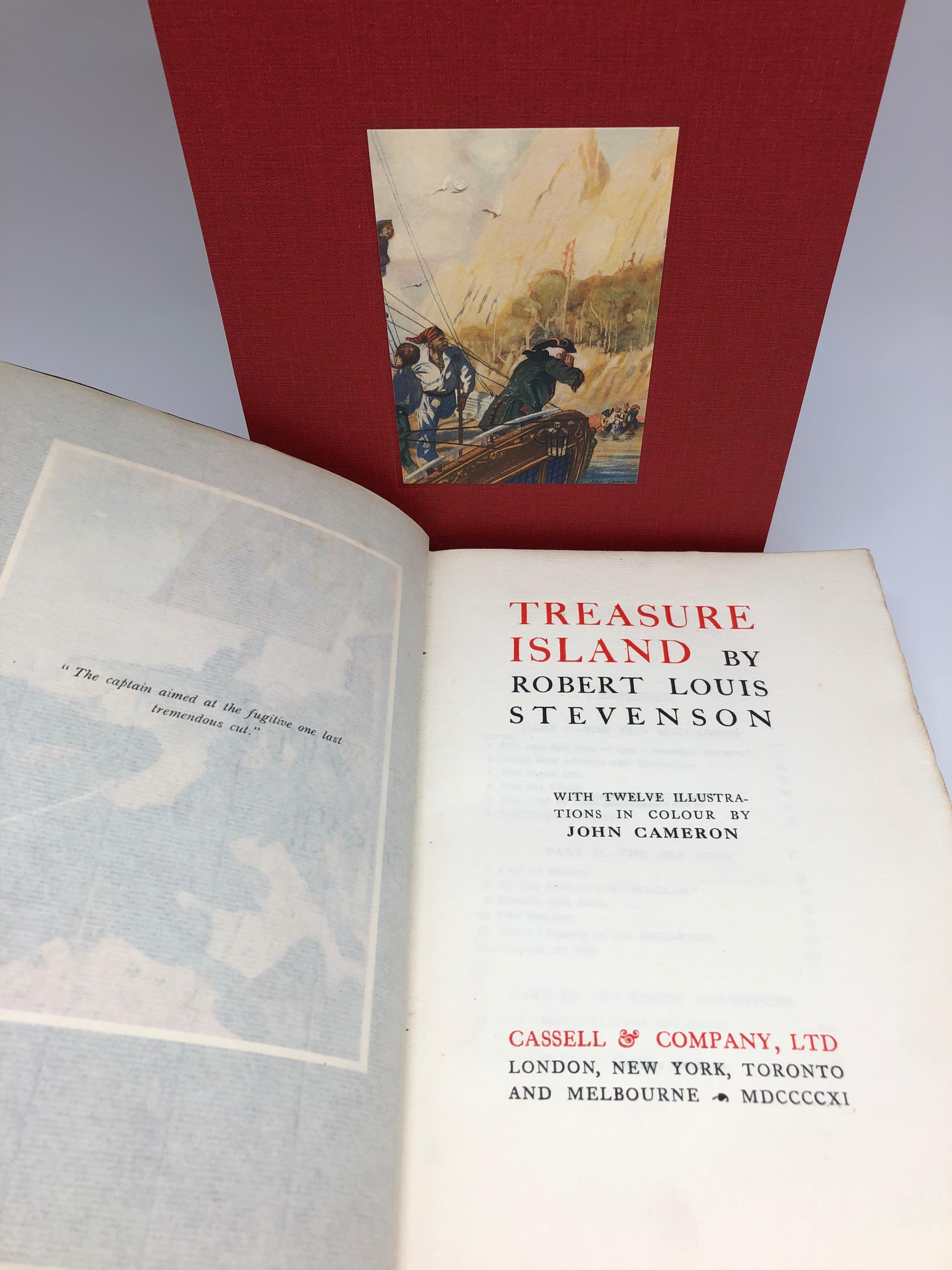 "Treasure Island" by Robert Louis Stevenson, Numbered Limited First ...