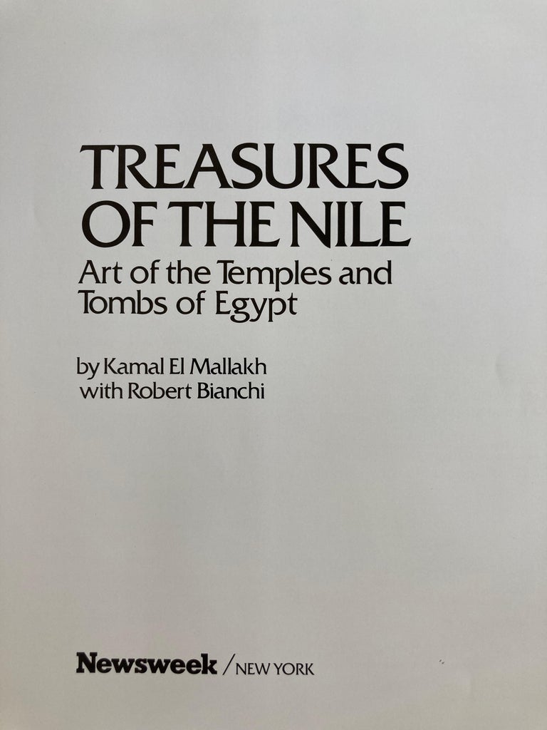 Treasures of the Nile: Art of the Temples and Tombs of Egypt Hardcover ...