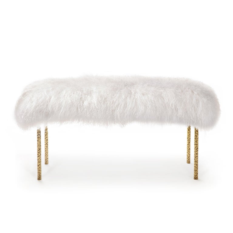 Tree Branches Long Bench, Fur Hammered Brass, InsidherLand, Joana ...
