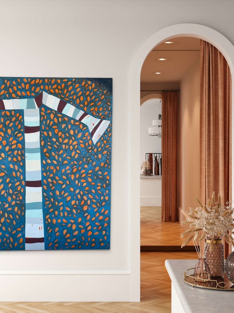 "Tree I" Contemporary Abstract Expressionist Oil Painting For Sale at ...