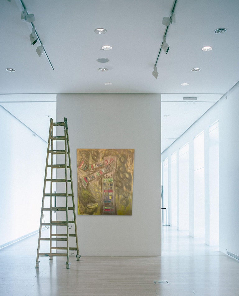 "Tree II" Contemporary Abstract Expressionist Oil Painting For Sale at ...