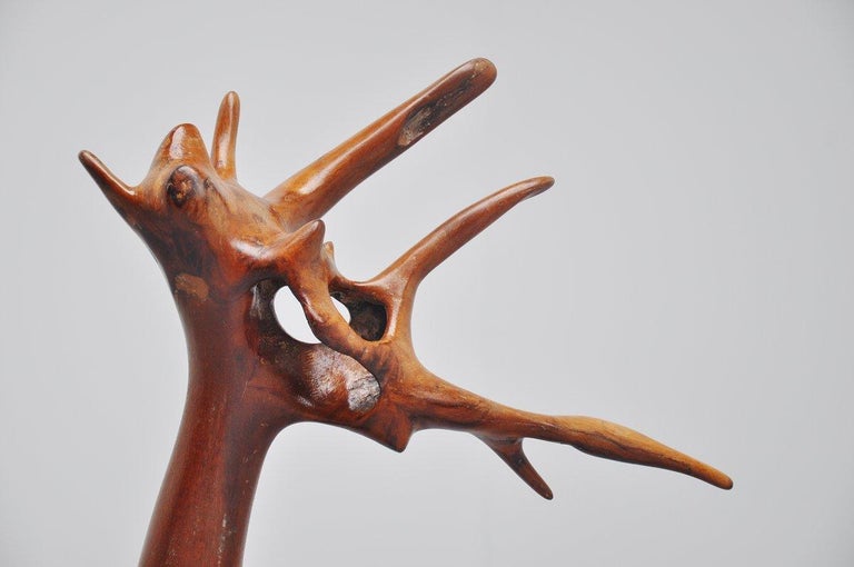 Tree Trunk Sculpture Dragon Shaped 1960 Back at 1stDibs