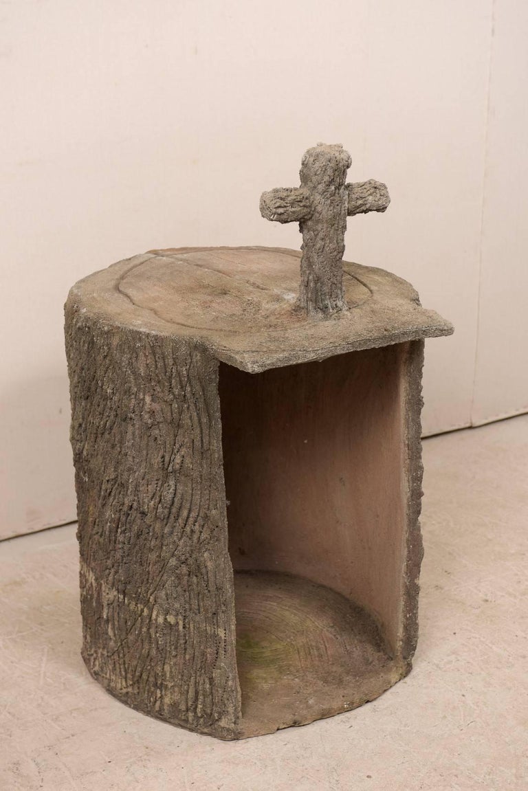 Tree-Trunk Style Faux Bois Alter/Niche Attributed to Popular Artist ...