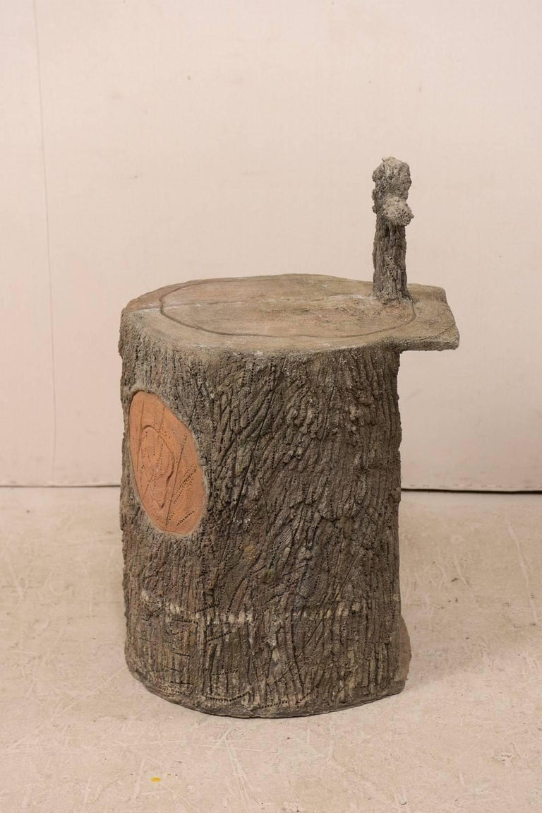 Tree-Trunk Style Faux Bois Alter/Niche Attributed to Popular Artist ...