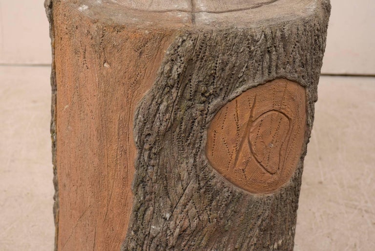 Tree-Trunk Style Faux Bois Alter/Niche Attributed to Popular Artist ...