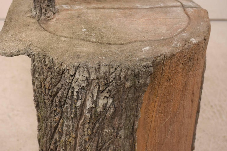 Tree-Trunk Style Faux Bois Alter/Niche Attributed to Popular Artist ...