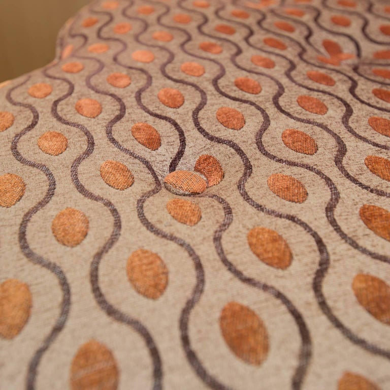Trefoil Shaped Upholstered Ottoman at 1stDibs