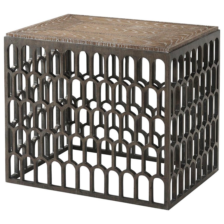 Trellis Cage Side Table at 1stDibs