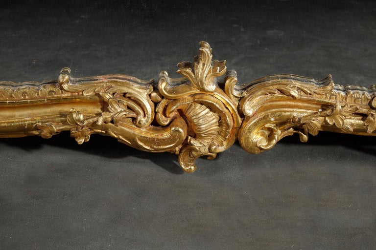Very large Louis XV Style mirror with Rocaille decoration For Sale at ...