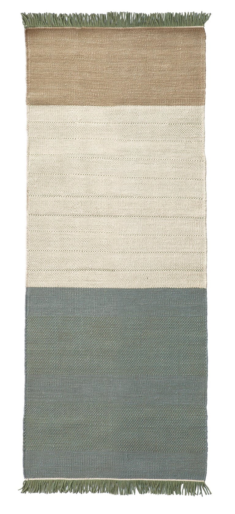 'Tres Stripes' Hand-Loomed Runner Rug for Nanimarquina For Sale at 1stDibs