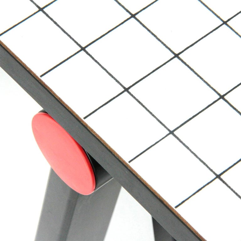 ‘Trestle’ table by Rodney Kinsman for Bieffeplast, 1980s at 1stDibs