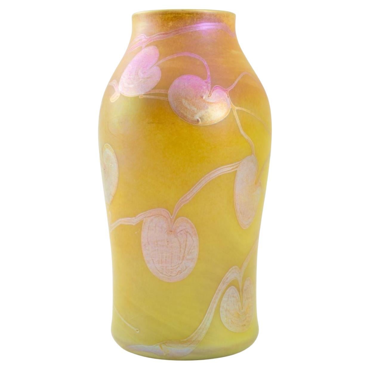 German Vallerysthal (Attr.) Favrile Vase, ca 1900 For Sale at 1stDibs