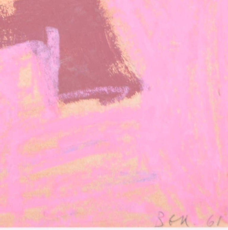 Trevor Bell - Way Out Blue acrylic 1960s abstract painting by Trevor ...