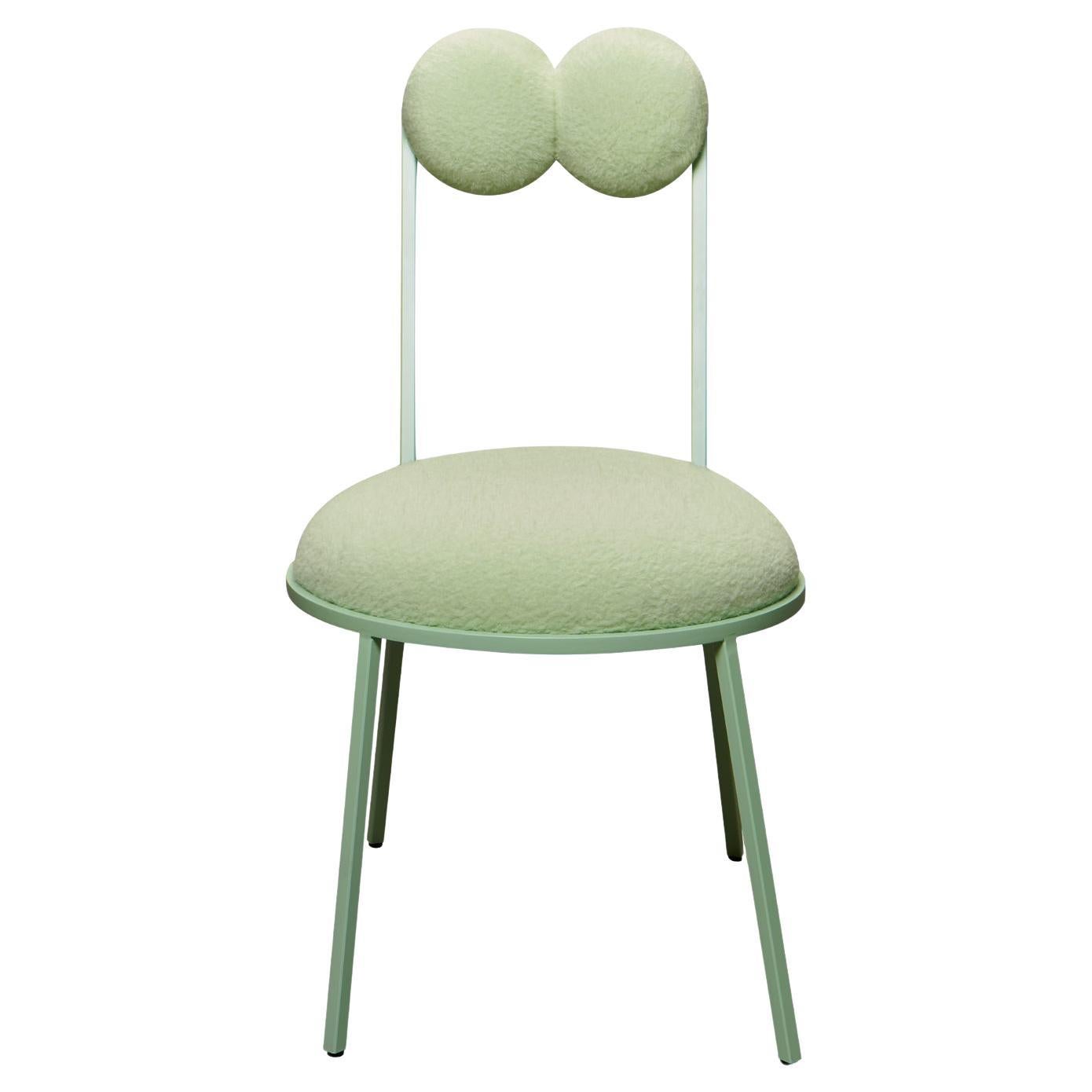 Trevor Mint Wool Chair by Bohinc Studio For Sale at 1stDibs