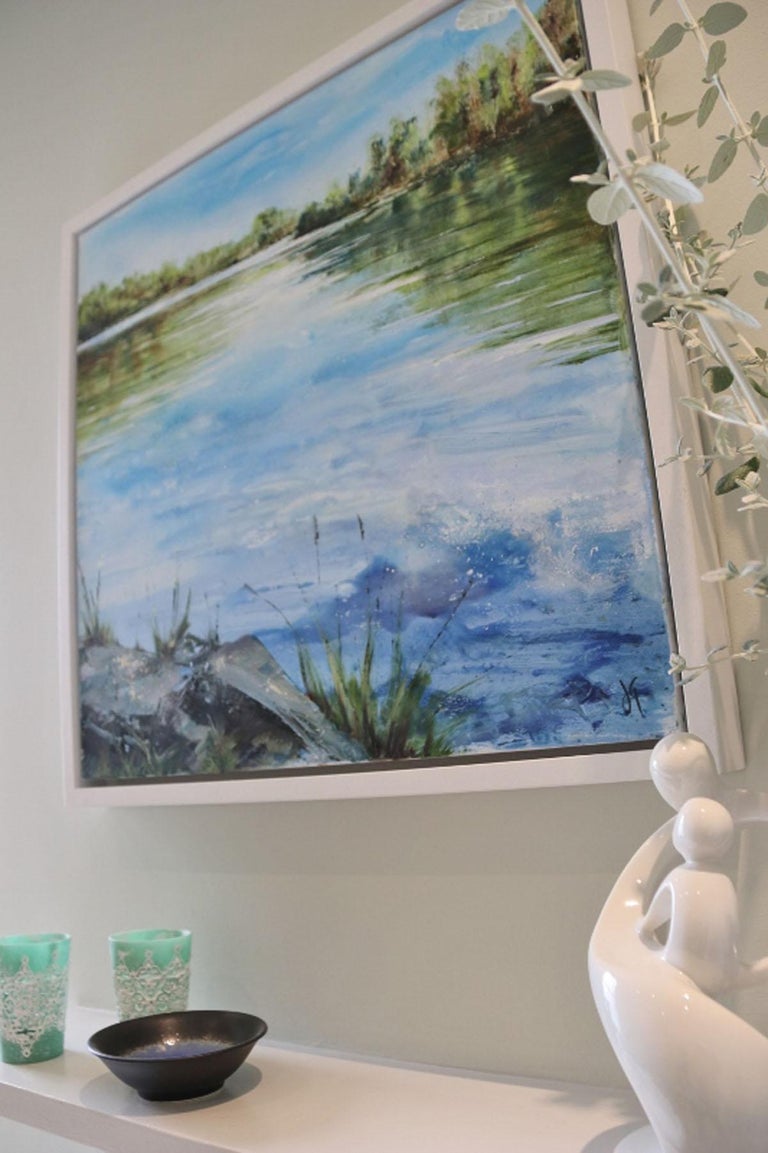 Trevor Waugh - The Bobbin Mill Pond BY JANETTE GEORGE, Contemporary ...