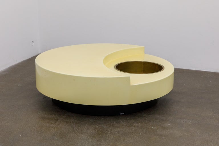 'TRG' Rotating Cocktail Table by Willy Rizzo, circa 1970 Italy, Signed ...