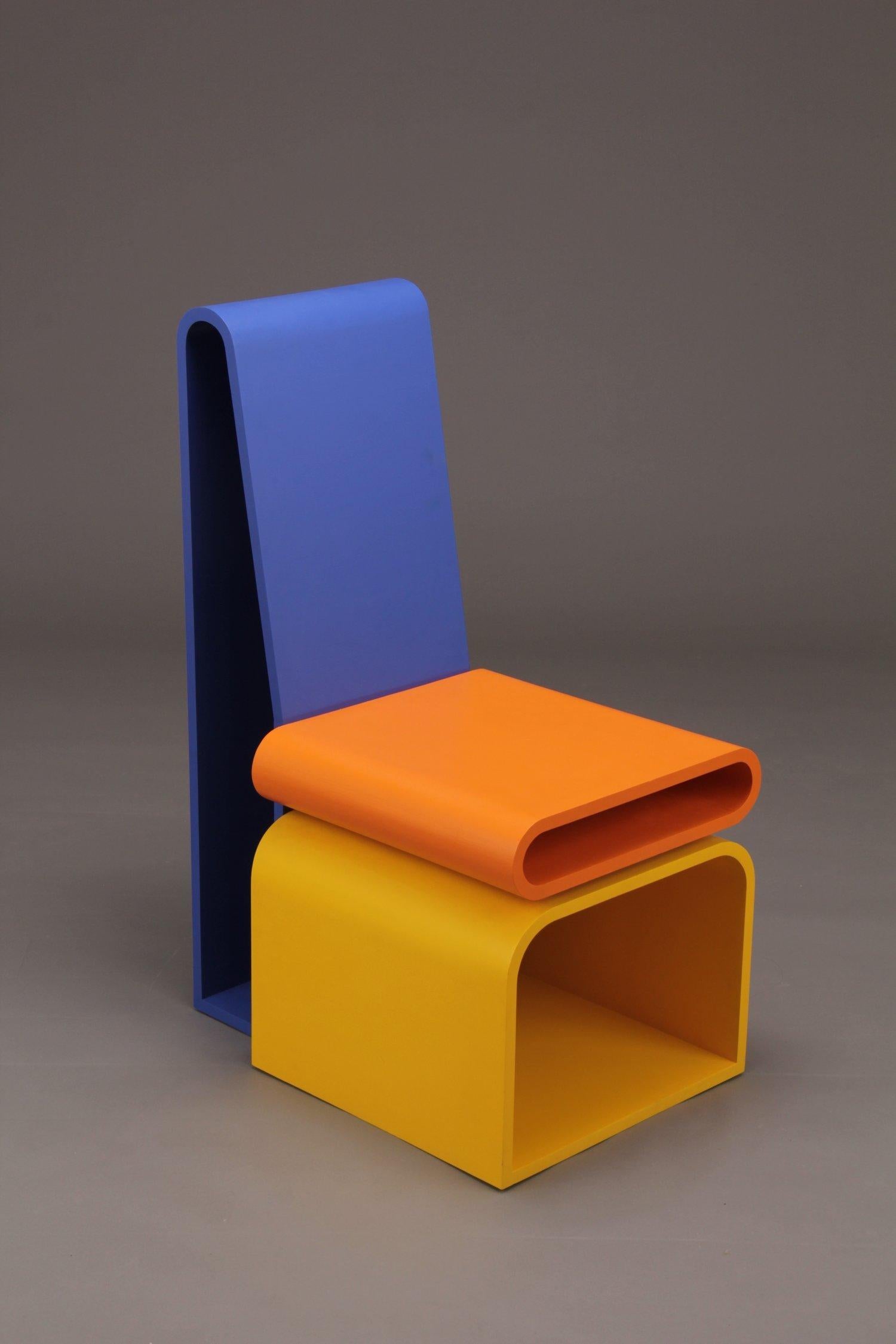 Tri-Color Chair For Sale at 1stDibs