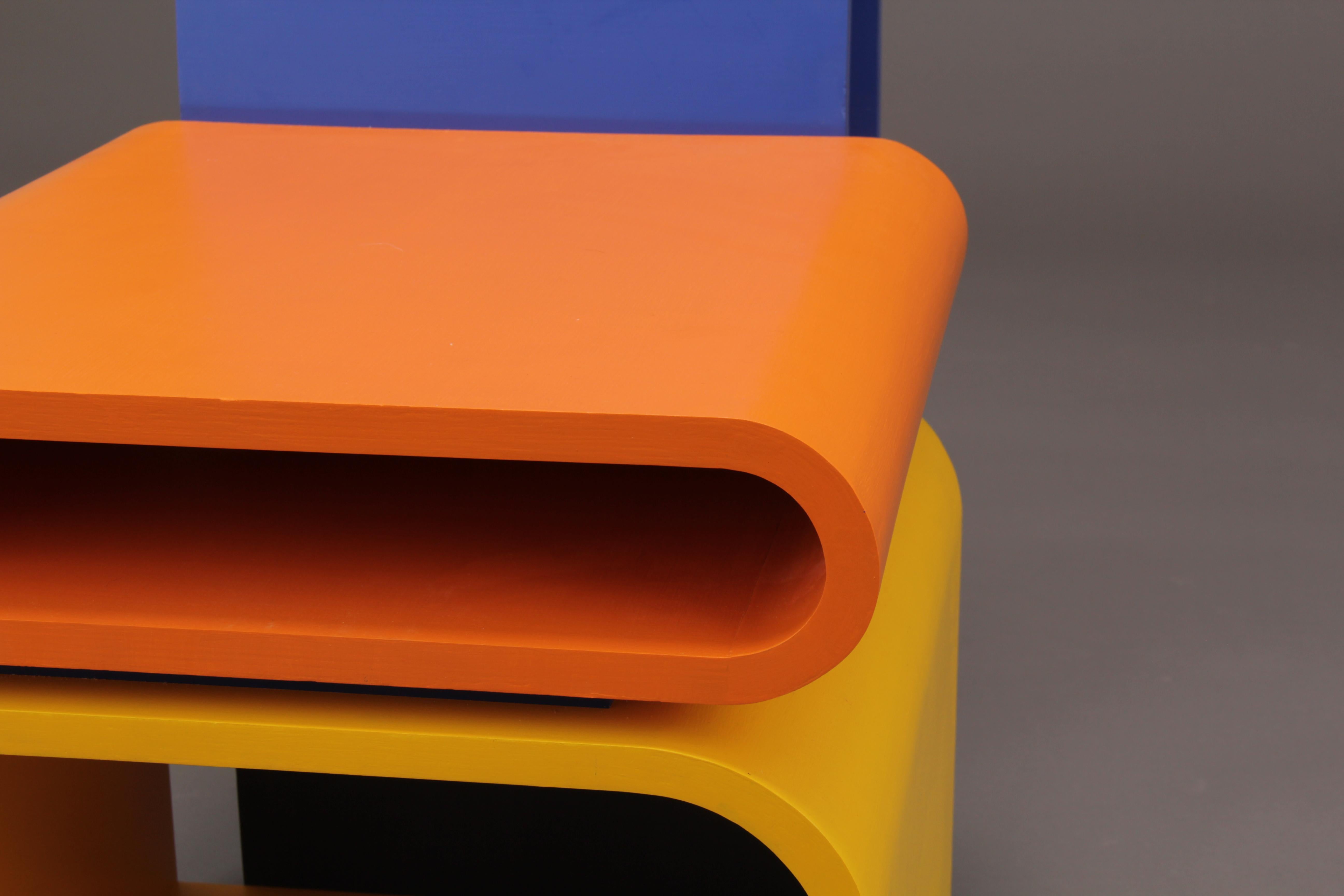 Tri-Color Chair For Sale at 1stDibs