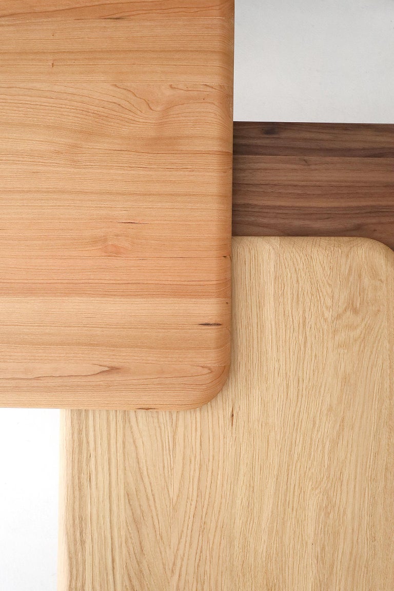 Tri Table in Three Different Wood For Sale at 1stDibs