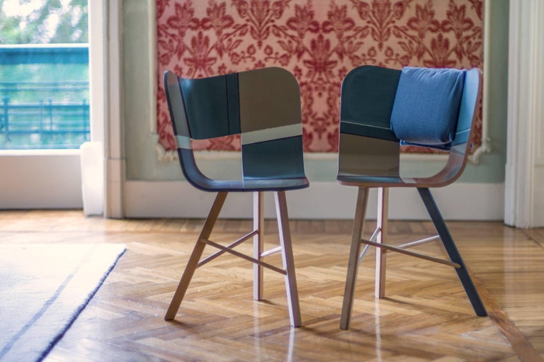 Tria Wood Chair, Natural Oak, Design Icon Inspired to Graphic Art For ...