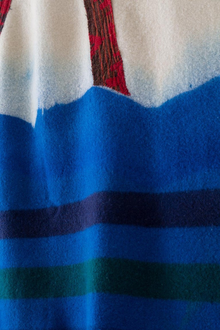 'Triangle 1' Quilt Painting Wool Tapestry Textile Art, in Stock For ...