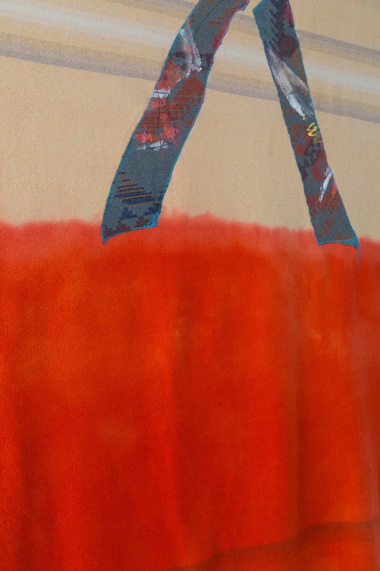 'Triangle Series #6' Quilt Painting Wool Tapestry Textile Art, in Stock ...