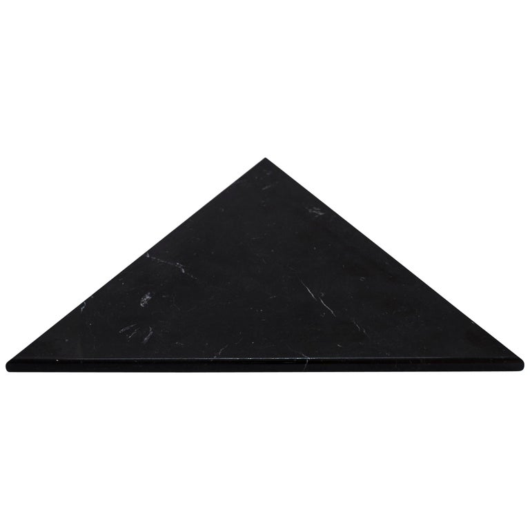 Triangular Black Marble Cutting Board and Serving Tray at 1stDibs