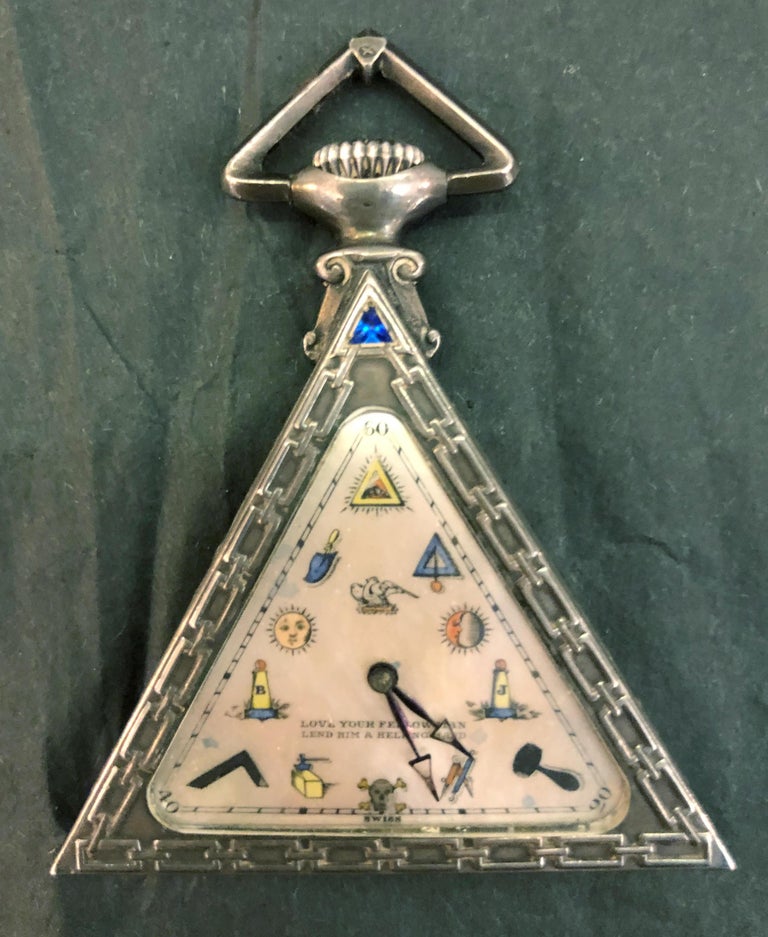 Triangular Masonic Watch For Sale at 1stDibs